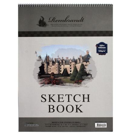 CARNET SKETCH BOOK 320*440 mm 180g/m² ALPHA - ChezMonAmi