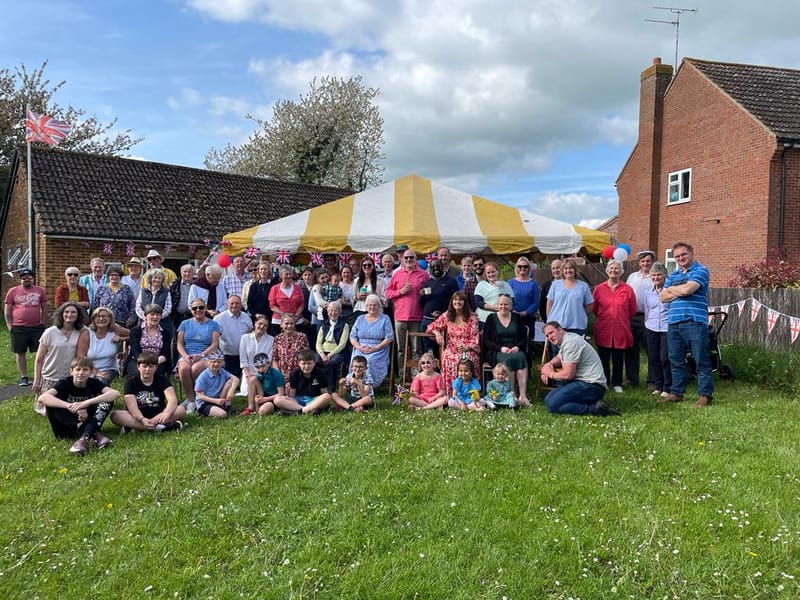 2023 The Coronation village party - Milston & Brigmerston villages