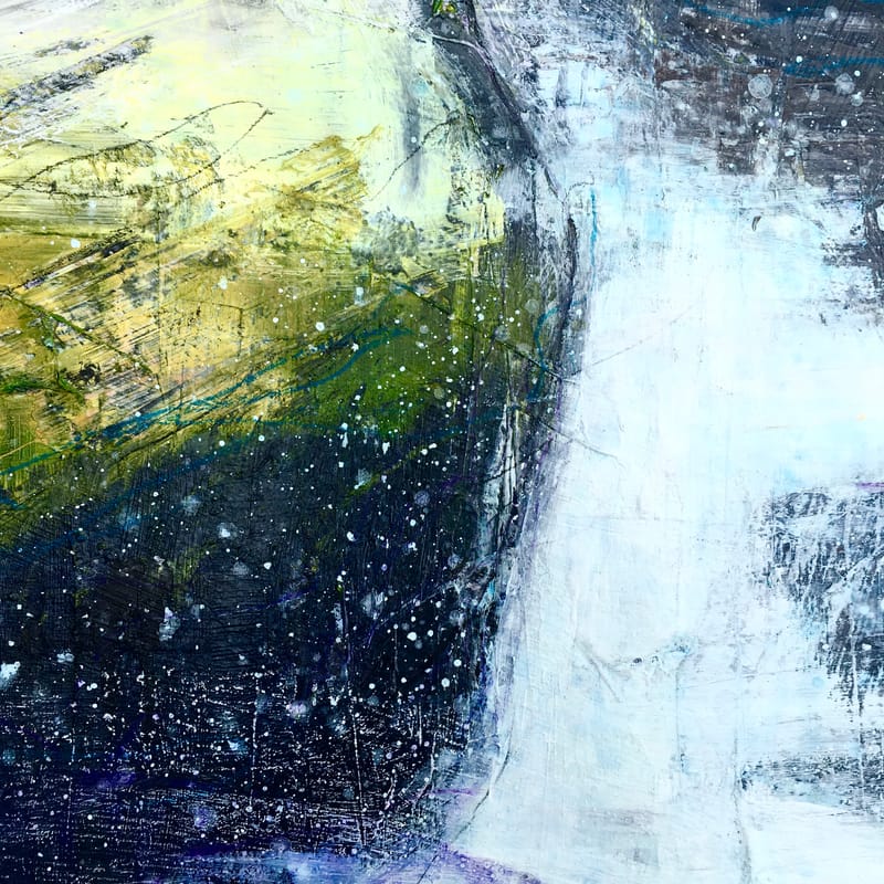 Detail from River Wheelock, Spring Evening - Jon Clayton. Artist.