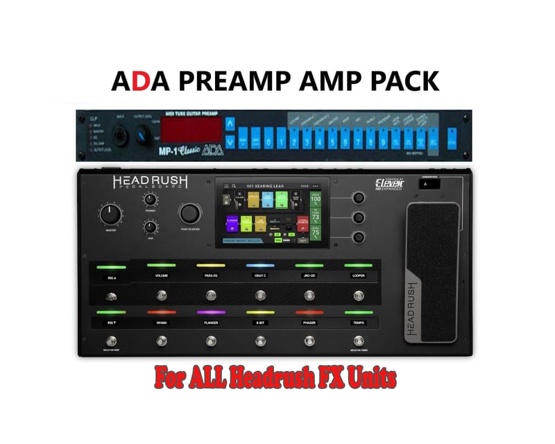 New Vintage Audio | Headrush | ADA Preamp Pack