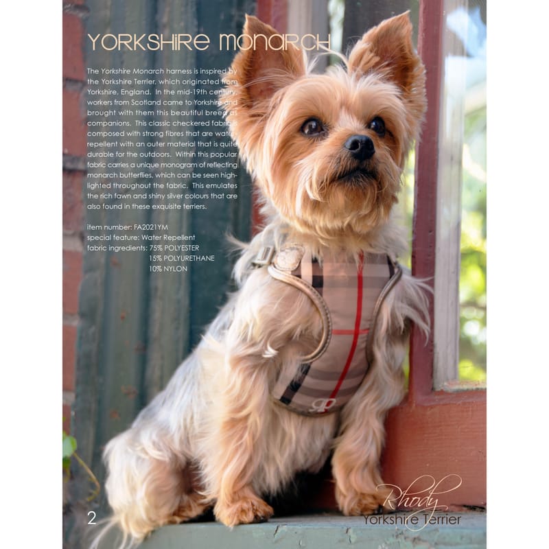 PRETTY PAW - Harnais de marche pour chien - "York Monarch"