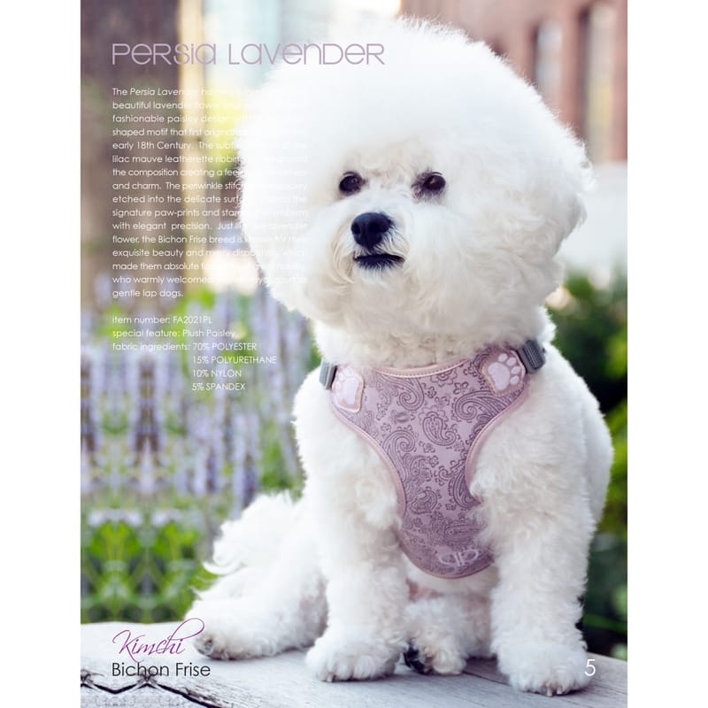 PRETTY PAW - Harnais de marche pour chien - "Persia Lavender"
