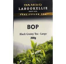DAMRO LABOOKELLIE BOP BLACK GRAINY TEA 200GM - FARM TO HOME