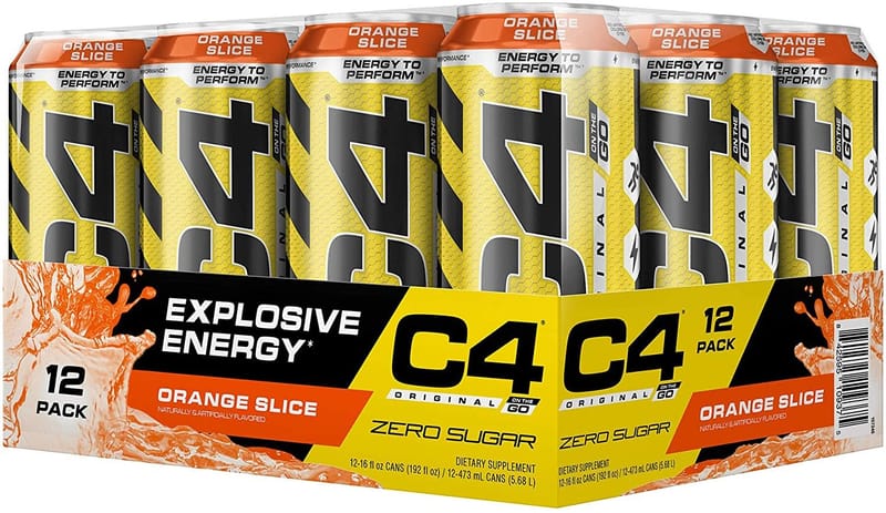 CELLUCOR C4 Original ENERGY DRINK Cero Azucar RTD 16oz