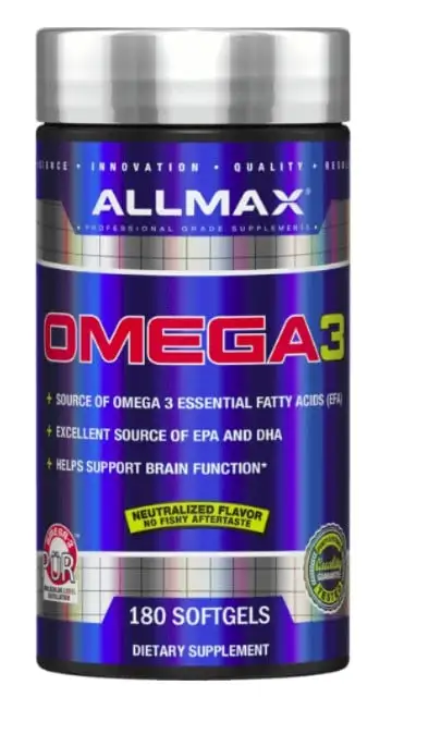 ALLMAX OMEGA 3 180 SOFTGELS