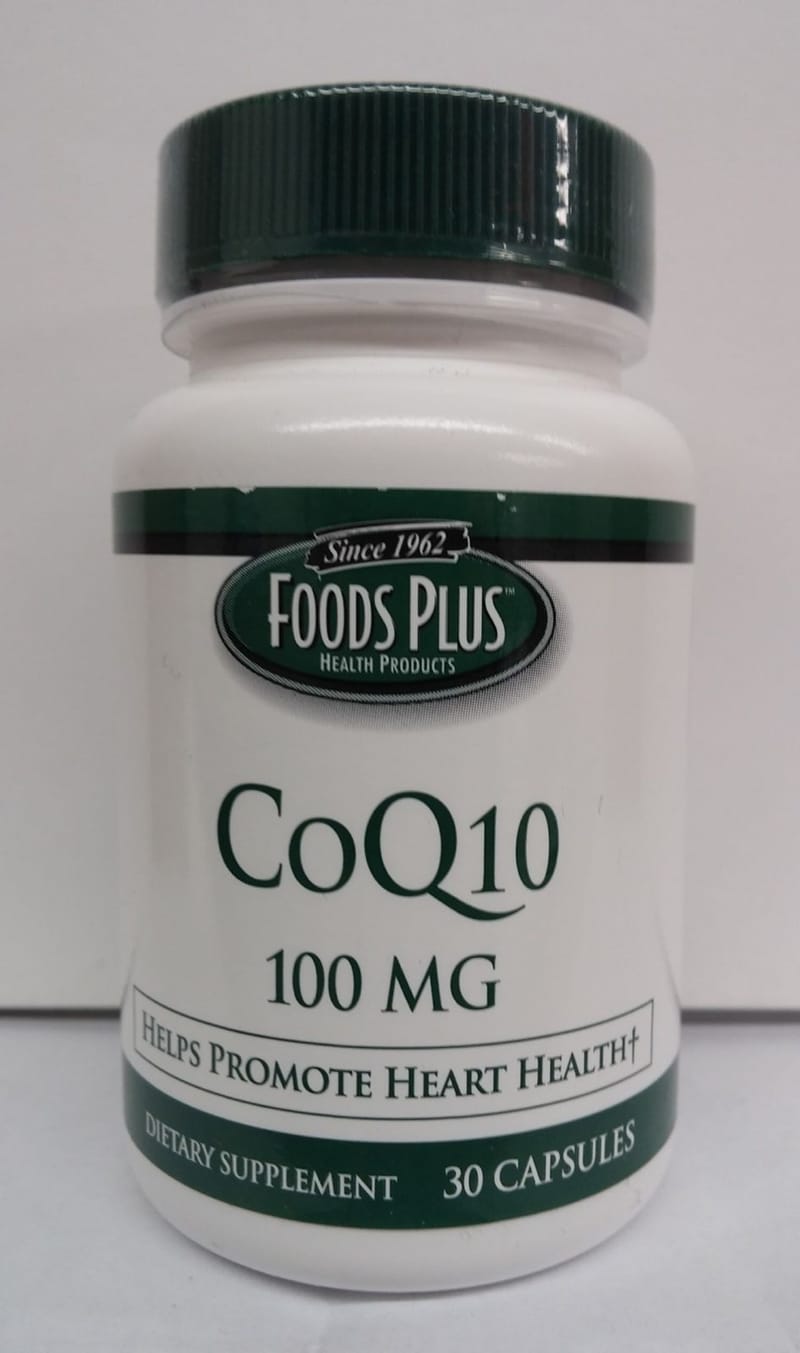 FOODSPLUS COQ10 100MG 30 CAPS