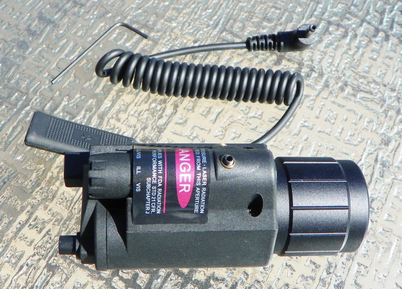Flashlight with Red Laser - SEALS OPTIC