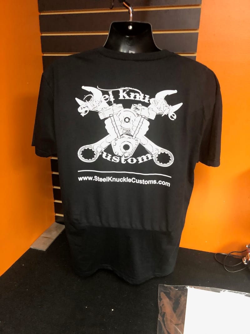 Black CREW Neck - Copy - STEEL KNUCKLE CUSTOMS