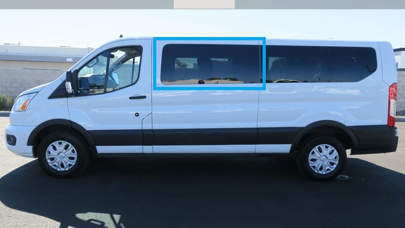 Ford Transit Low Top Passenger Van w/ Factory Wall - Stelletek