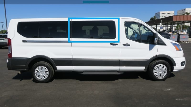 Ford Transit Low Top Passenger Van w/ Factory Wall - Stelletek