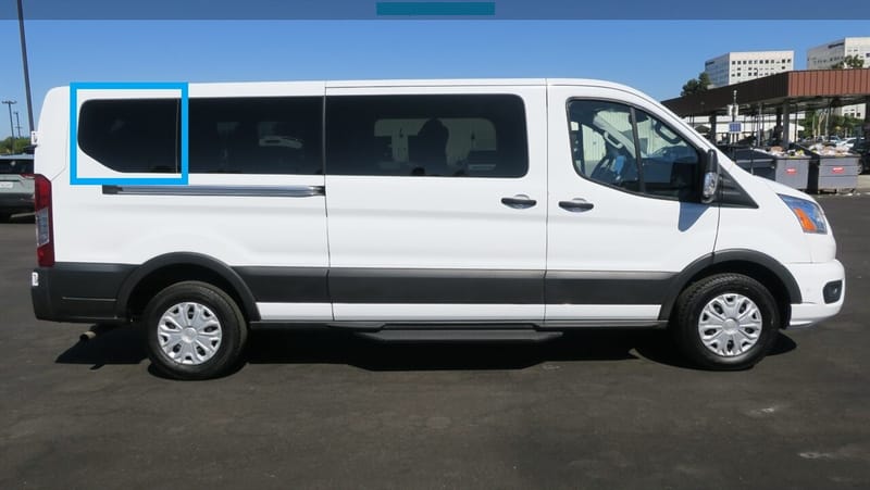 Ford Transit Low Top Passenger Van w/ Factory Wall - Stelletek