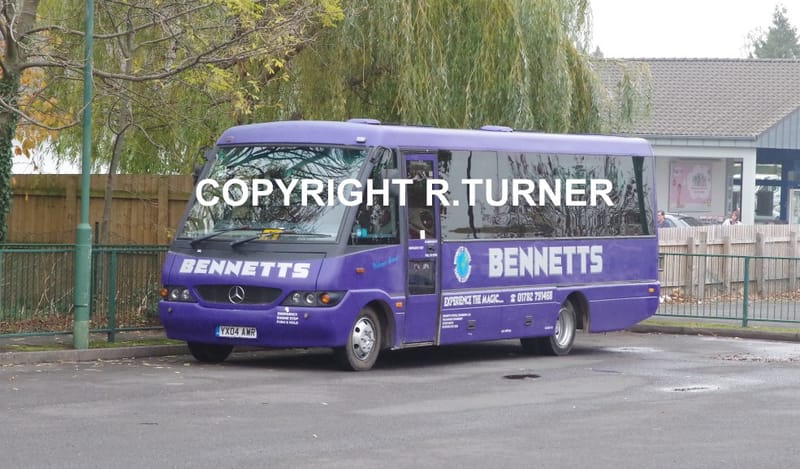 Bennetts Travel YX04 AWR. - Bus Photos UK