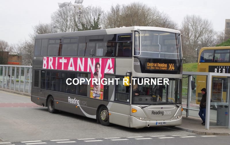 Reading Buses 1108 YN08 MMA. - Bus Photos UK