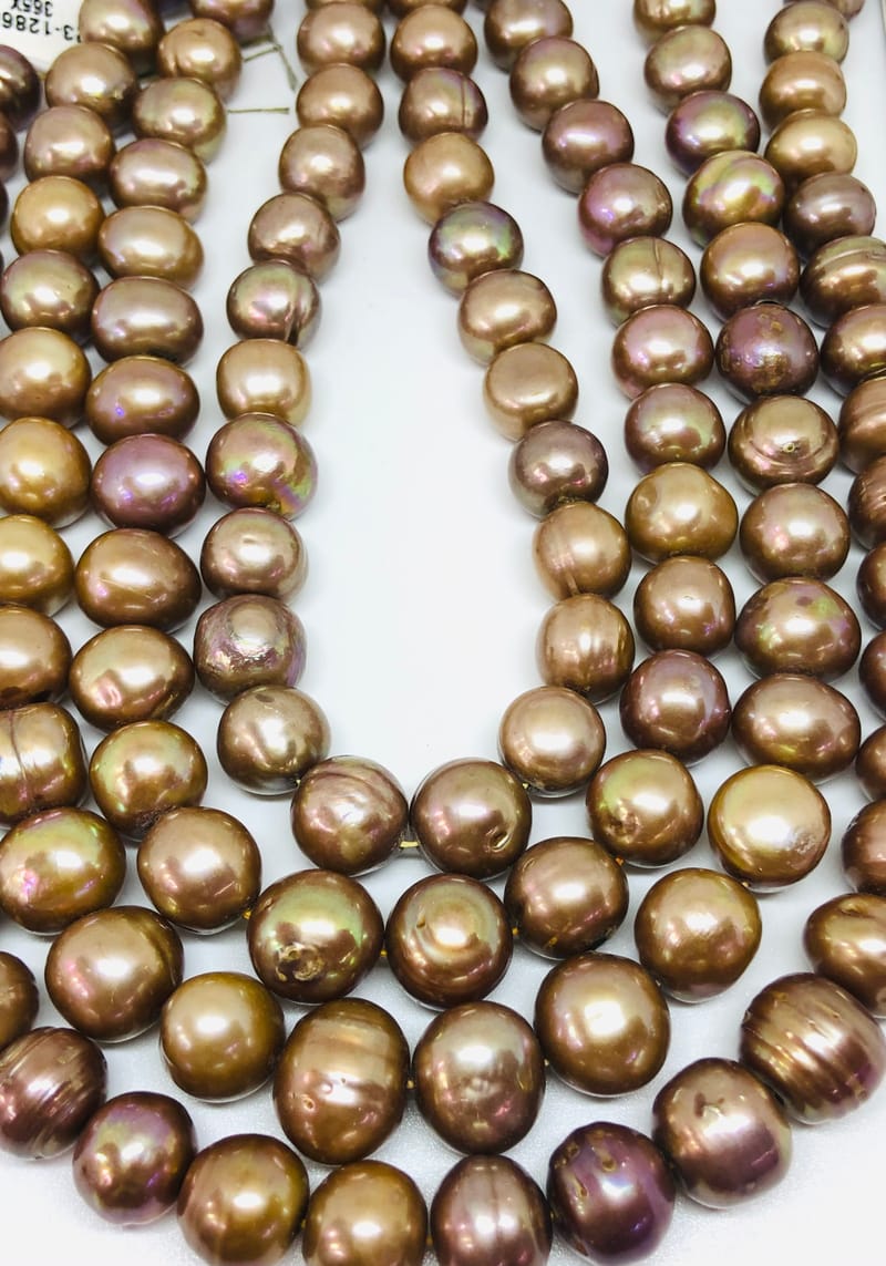 Perla marron/hilos de perlas/perlas sueltas/perlas de cultivo/Mallorca