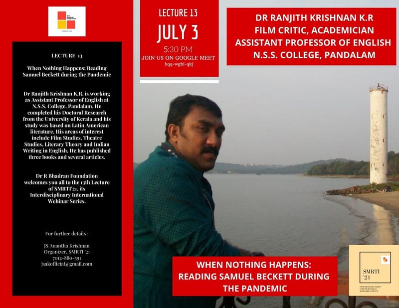 Webinar - Dr. R. Bhadran Foundation - # Ranjith's Pegasus