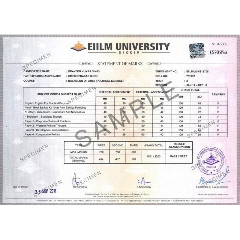 Certified Translation of High School Transcripts | School, College etc