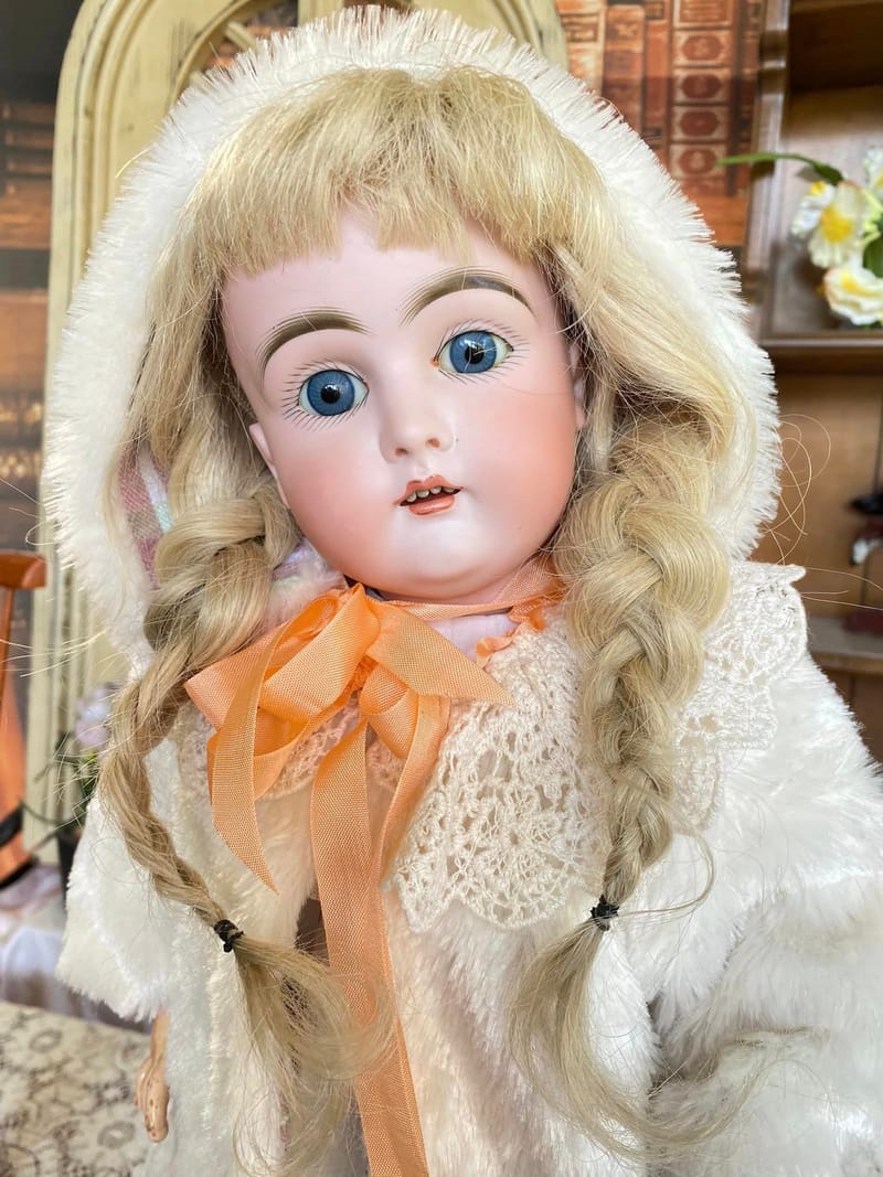Sold ~ 21 Antique German Doll Kestner 152 Bisque Socket Head