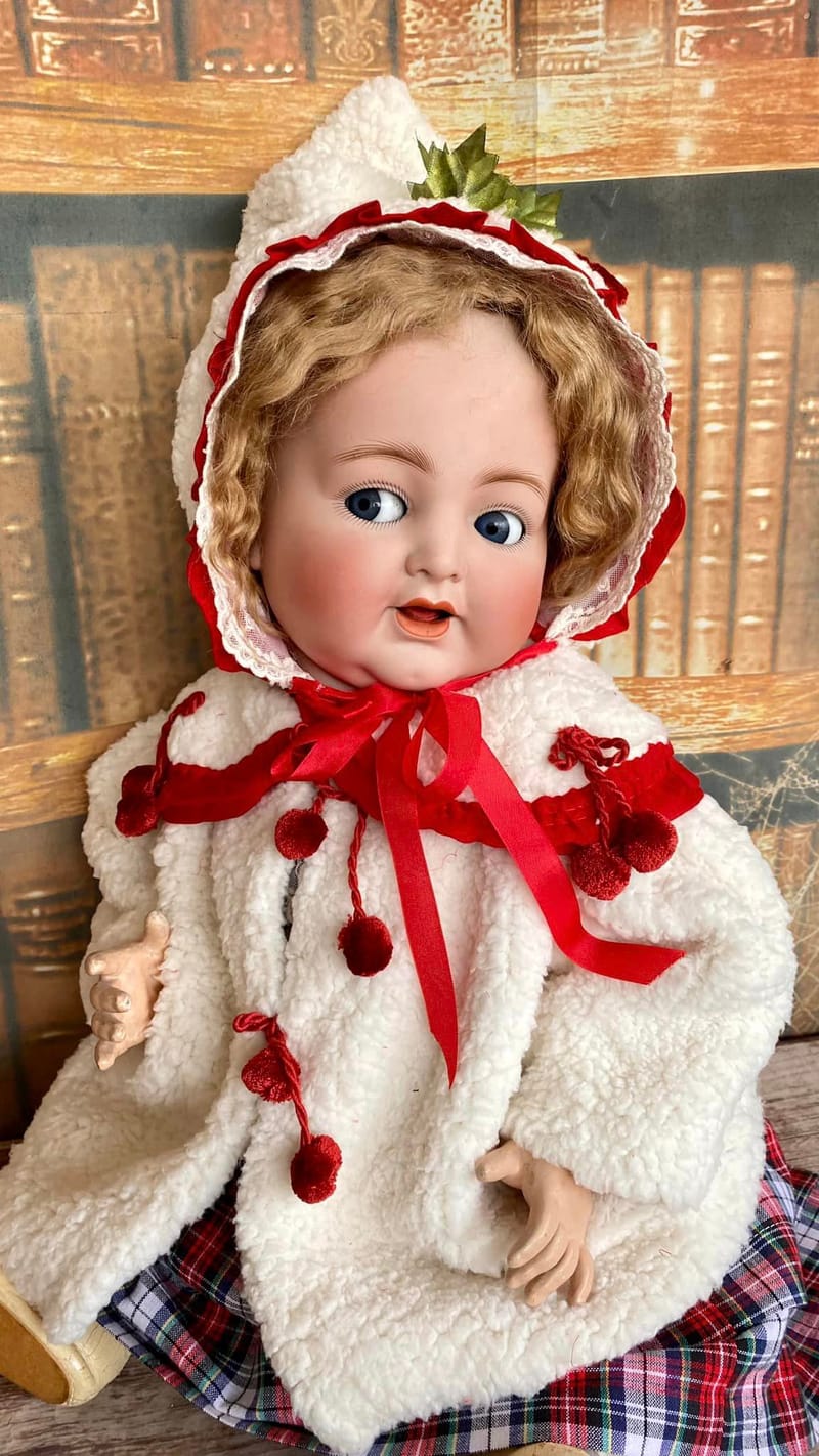 Sold ~ 24 1/2" Antique German Doll bisque character 126 Kammer ...