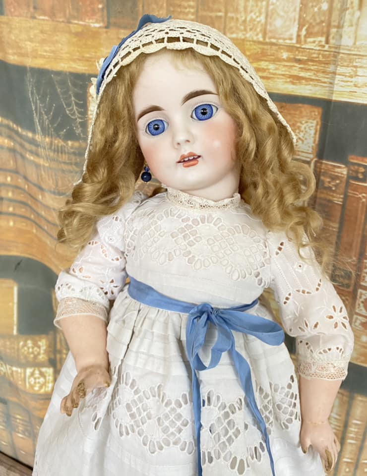 Sold 27" Early Kestner Doll Letter L 1/2 with marked Kestner body ...