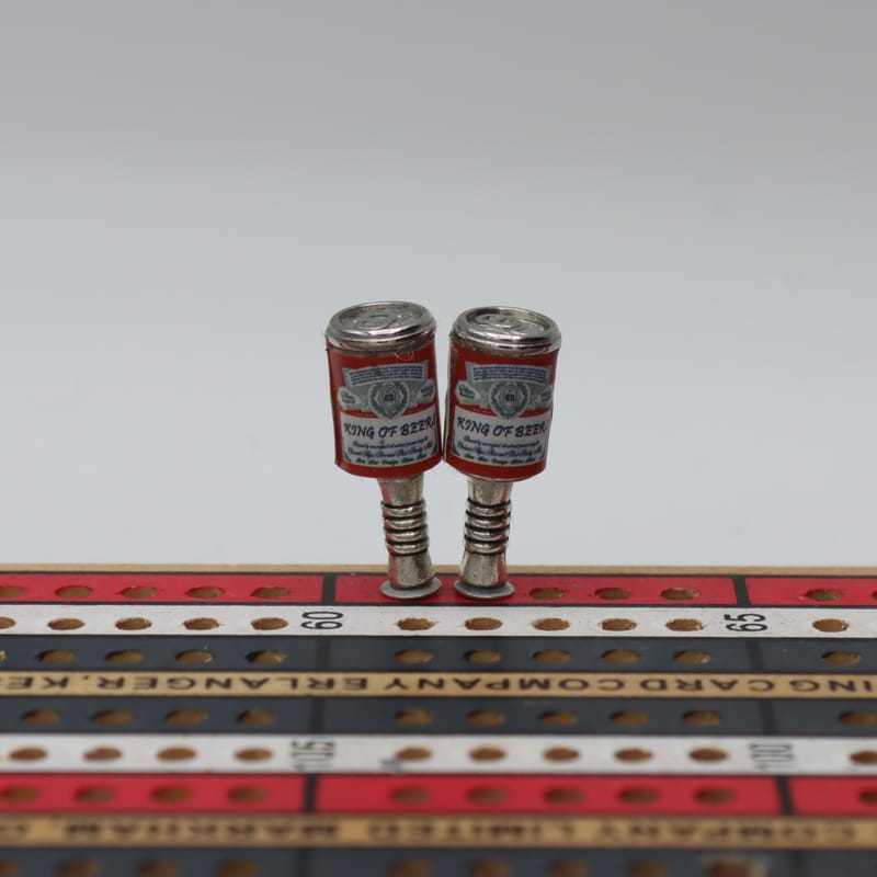King of Beer Cribbage Pegs - KRAZY KUSTOM CRIBBAGE PEGS (Since 2016)