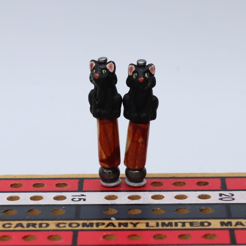 Cat Cribbage Pegs - KRAZY KUSTOM CRIBBAGE PEGS (Since 2016)