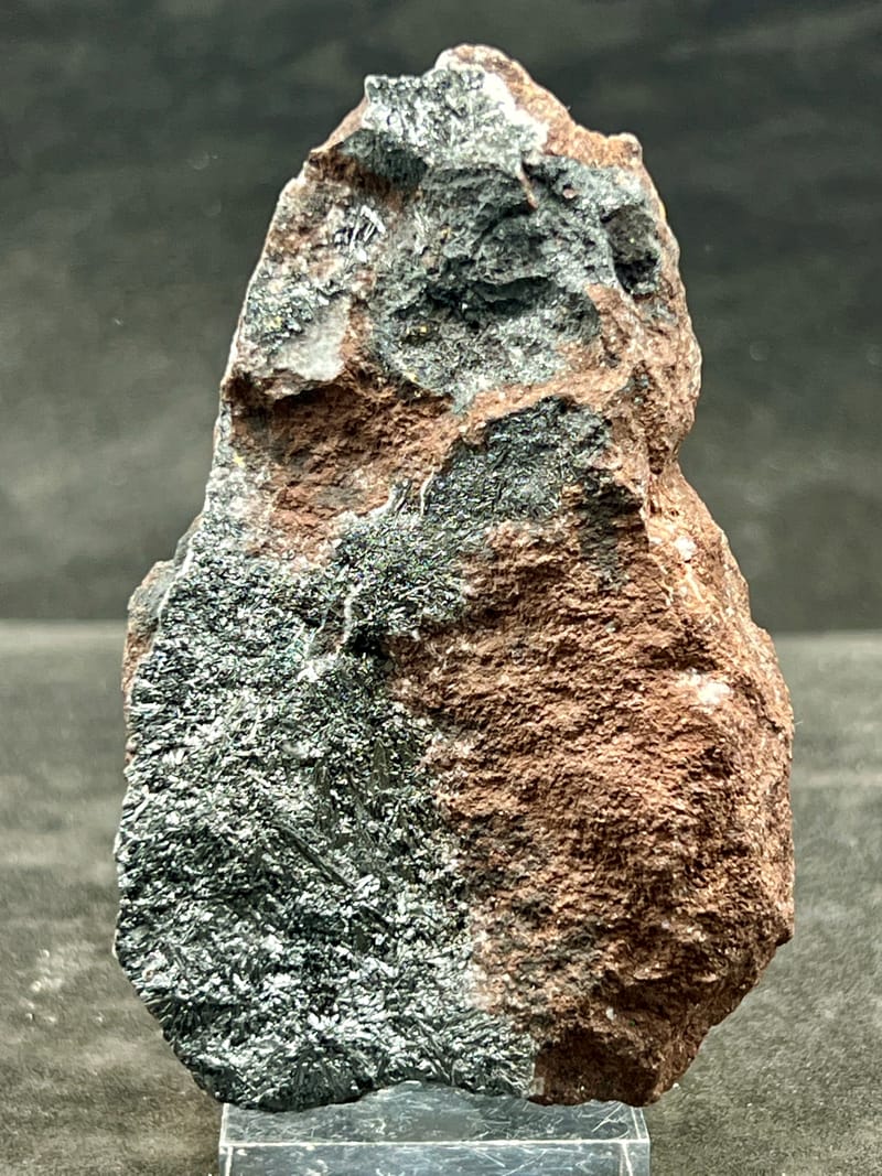 MANGANITA PIROLUSITA (AZLAG BOLOUMAME, MARRUECOS)