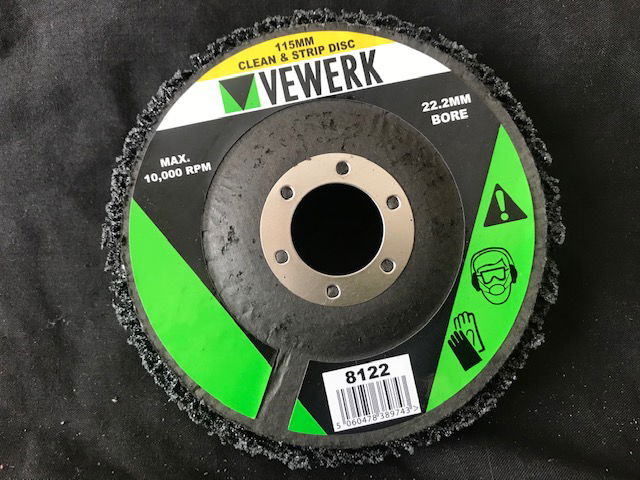 115mm (4 1/2") Paint & Rust Remover / Clean & Strip Disc - The ...