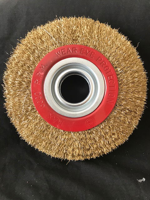 6" 150mm Bench Wire Wheel with Bore Adapters - The Stainless Bolt Company