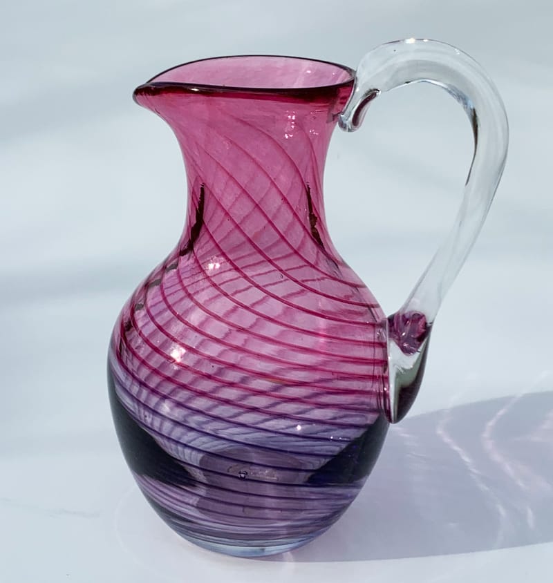 Small Round Jug (17 cm tall) - E&M Glass