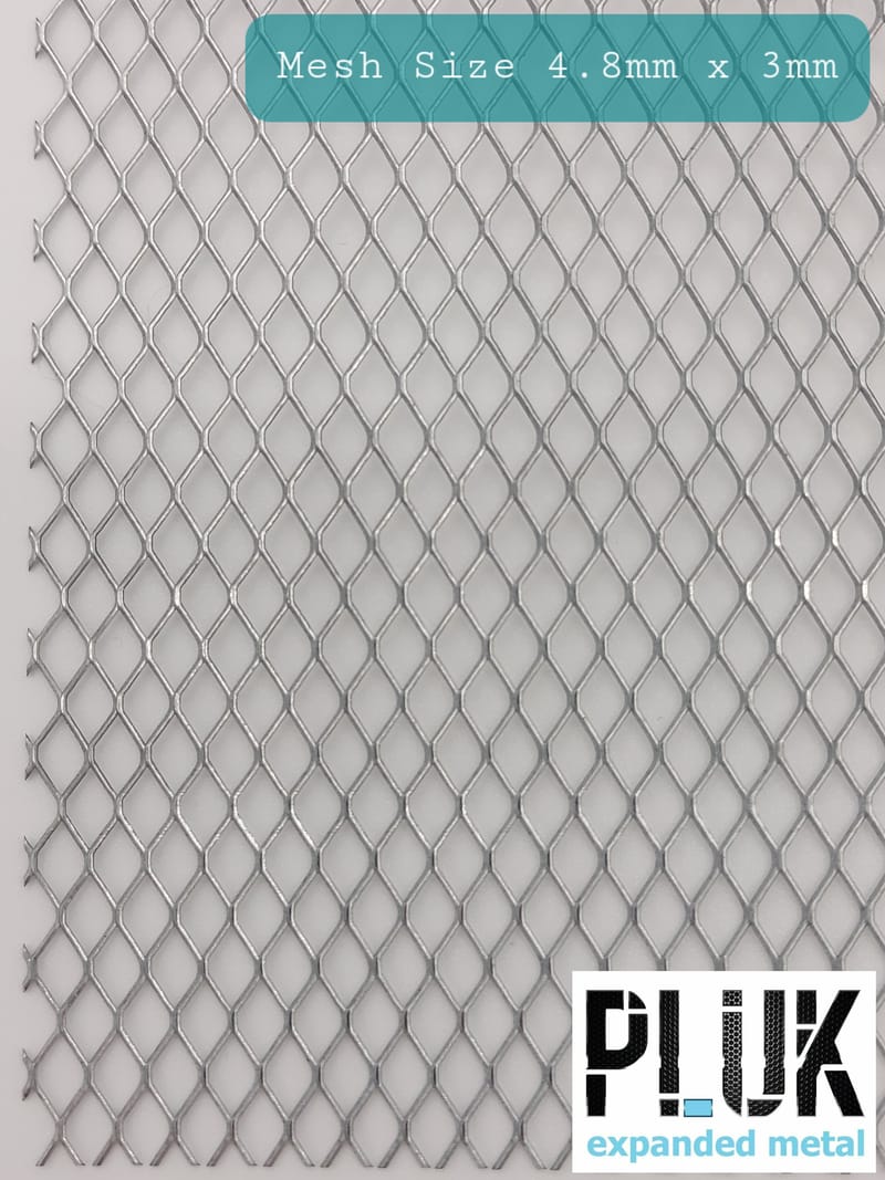 Galvanised Expanded Metal Mesh