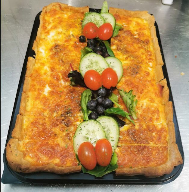 12" X 7" FAMILY TRAY QUICHE - fiestabuildabuffet