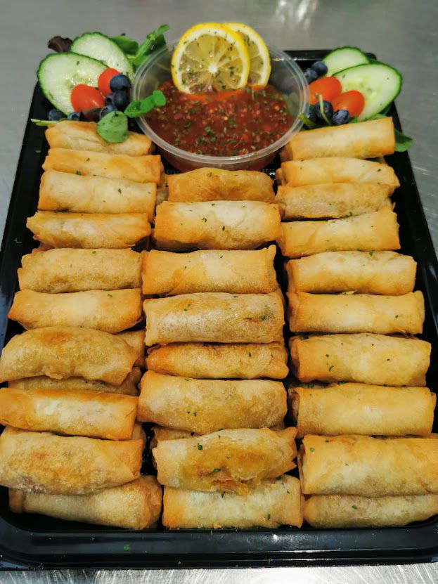 Mini DUCK Spring Rolls - avg 40 pieces - fiestabuildabuffet