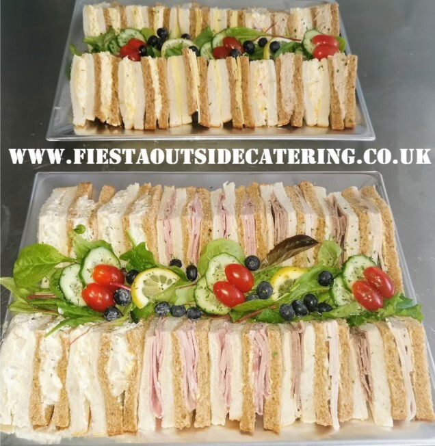 Simple Sandwich Platter - 10 rounds. - fiestabuildabuffet