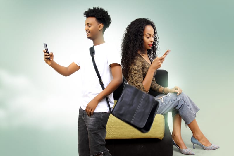 Add minutes on Ethiopian phone