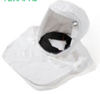TYCHEM 4000 FULL HOOD W/SEALED SEAMS TO FIT T LINK & T200