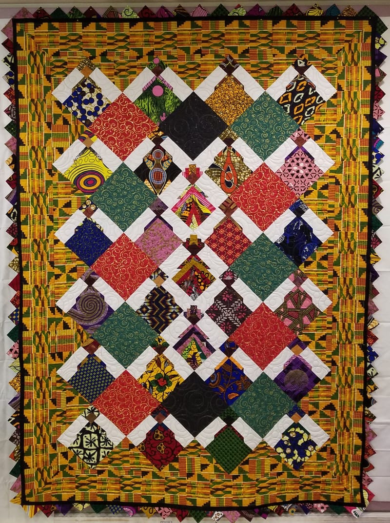 25 African Queen Blocks in 25 Days - Sew 2gether
