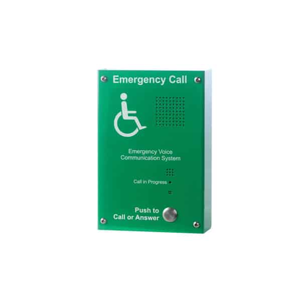 Green handsfree EVC outstation, surface mounting(EVC302GS) - 05 FIRE ...