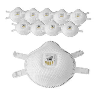 JSP FLEXINET Disposable Valved Dust Mask FFP3- Pack of 10 JSP832PK10 ...