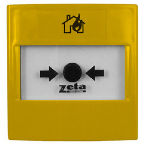 Zeta ZT-CP3/Y Zeta Conventional Surface Mount Manual Call Point (Yellow ...