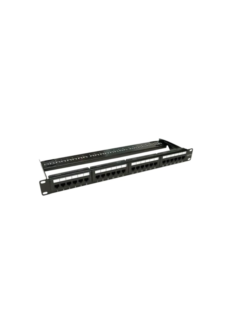 2U 19-Inch 48-Port Cat 6 UTP RJ45 Patch Panel - 05 FIRE & SECURITY LTD