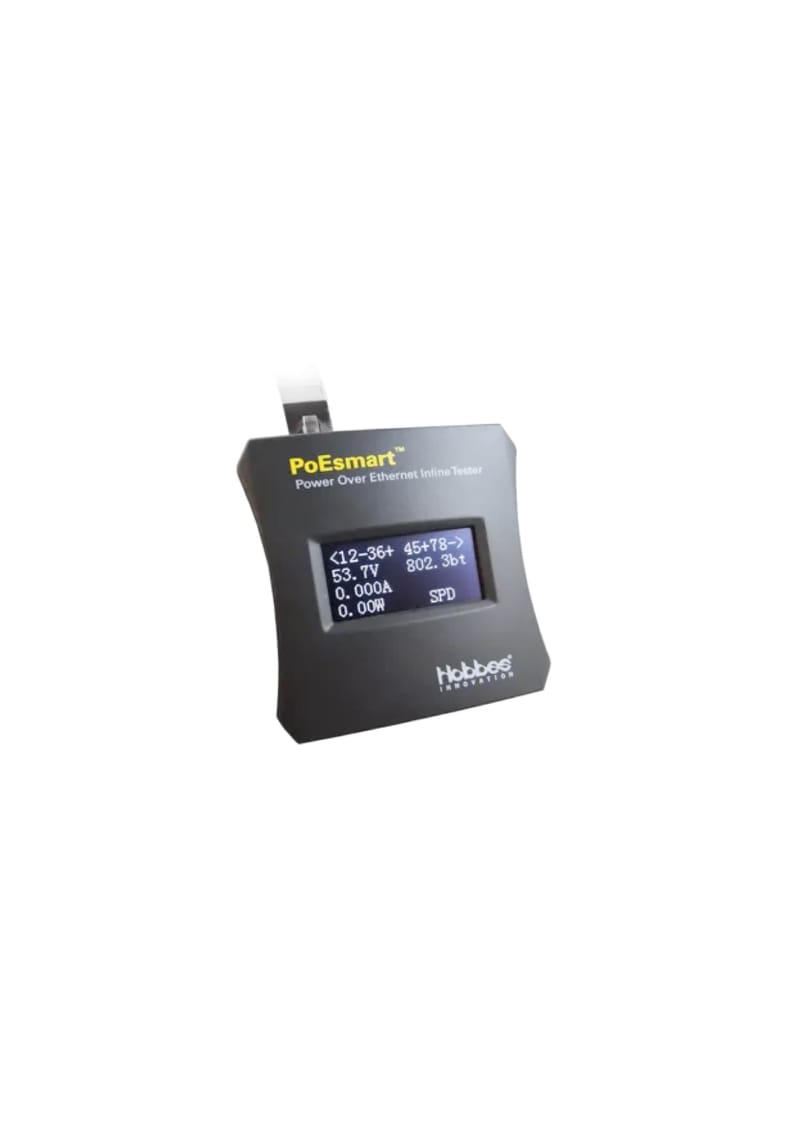 Hobbes PoESmart Power Over Ethernet (PoE) and DC Inline Tester Meter ...