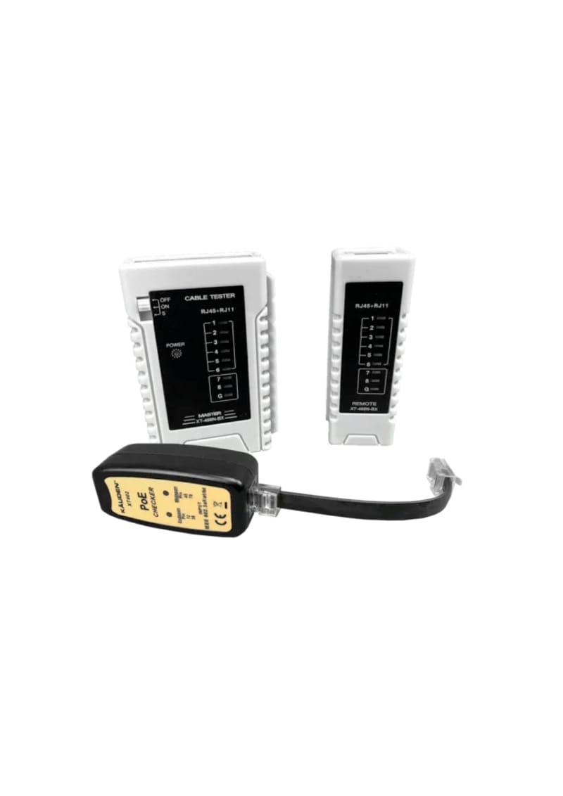 RJ45 Cat 5e/6 LAN Network Tester with PoE Checker - 05 FIRE & SECURITY LTD