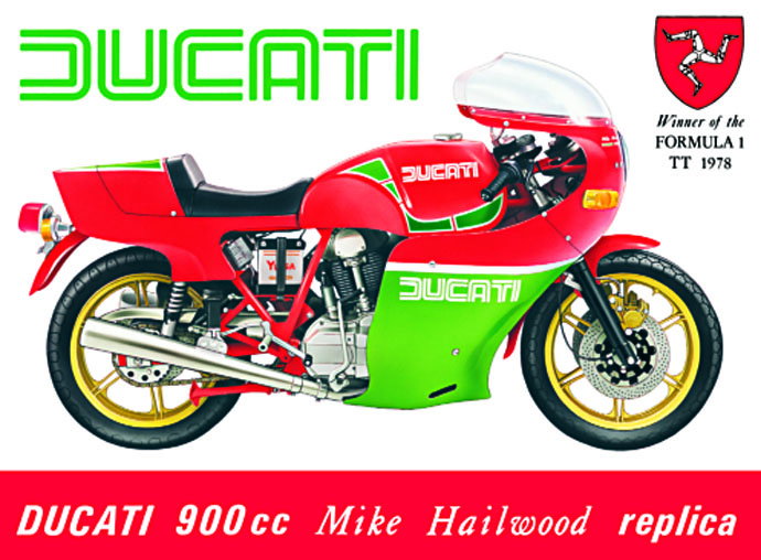 HONDA GOLDWING GL 1500/6 EMBOSSED TIN SIGN - RETRO GIFTS RETAIL
