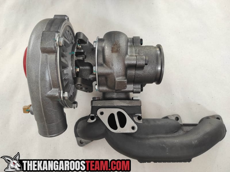M10 turbo exhaust manifold + EFI intake kit - The Kangaroos Team