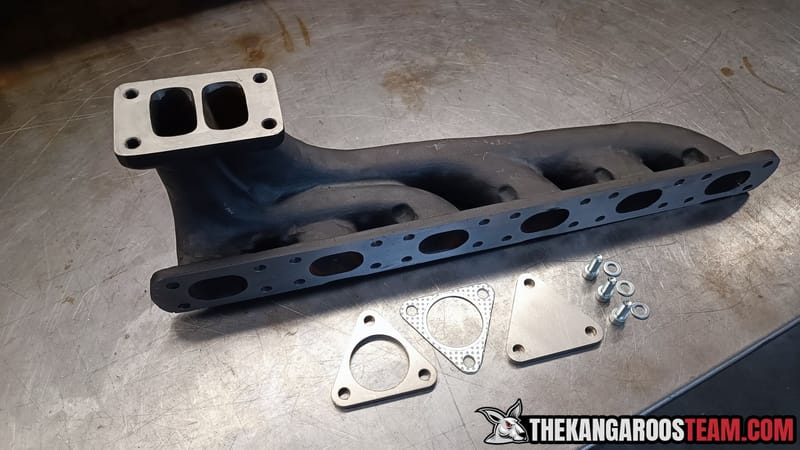 M50/M52/M54 BOTTOM MOUNT CAST IRON T3 TWIN SCROLL TURBO MANIFOLD - The ...