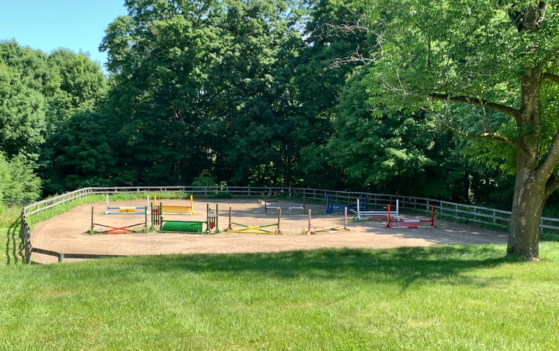 Outdoor Riding Ring - Run Free Farm