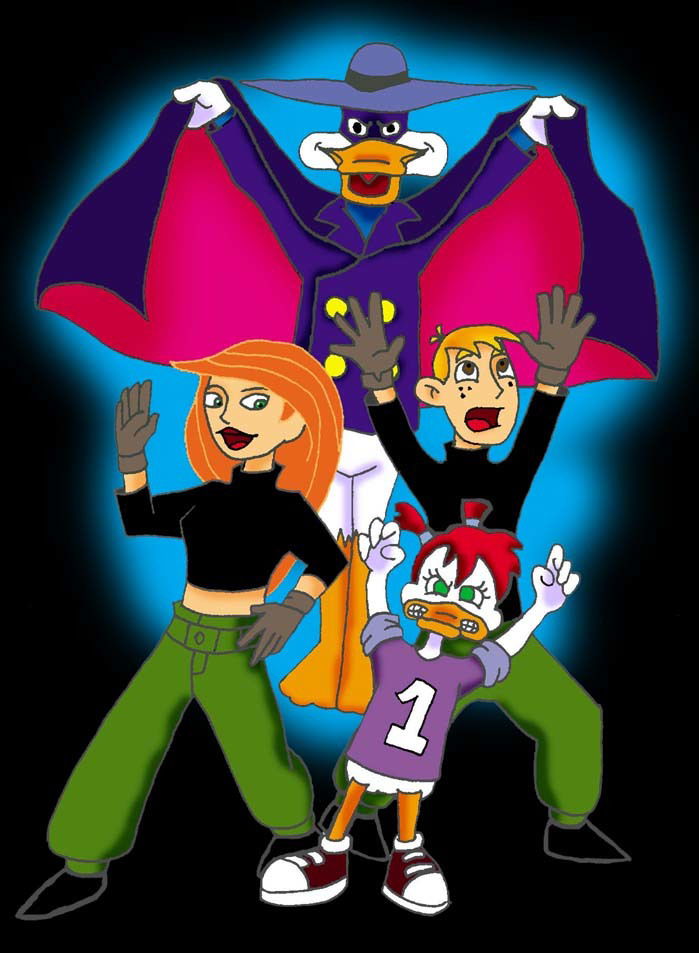 Darkwing Duck & Kim Possible - Jake H. Sondrup's drawing board