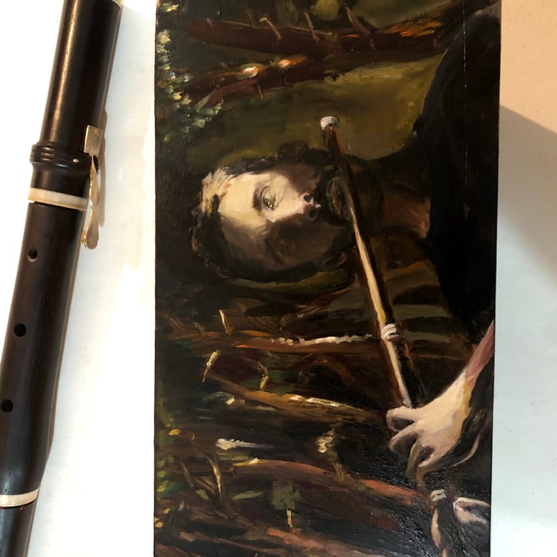 The flutist of the forest - Ariel Louis Flutes