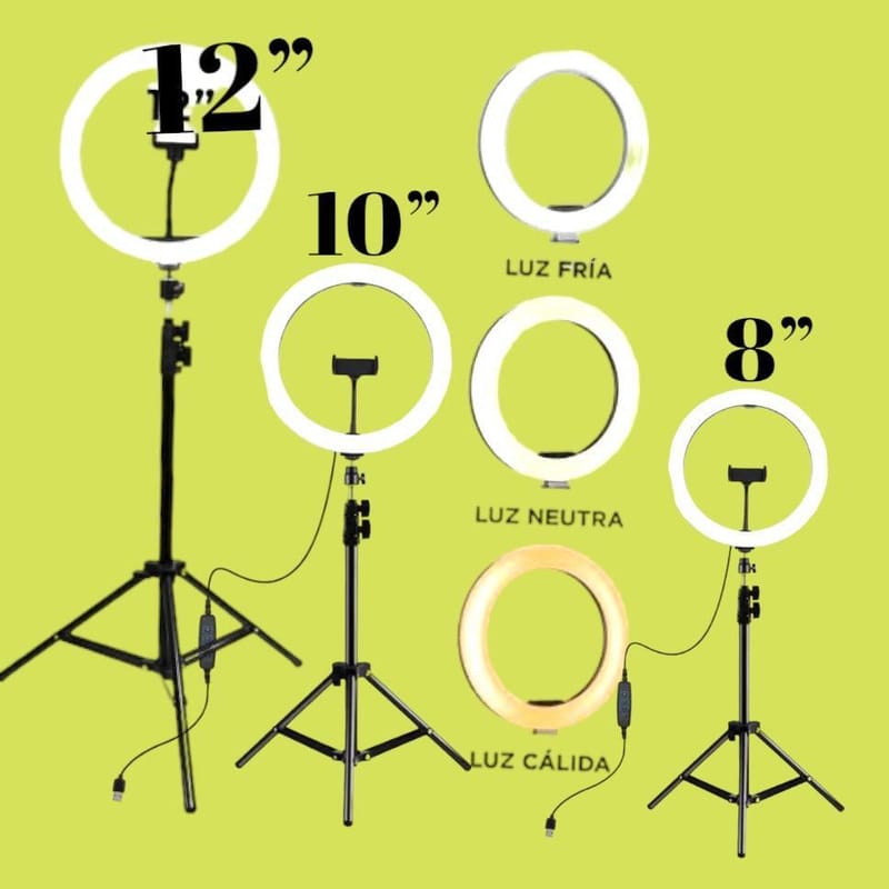 ARO LED 12 PULGADAS - NOVEDADES 3 BELLAS