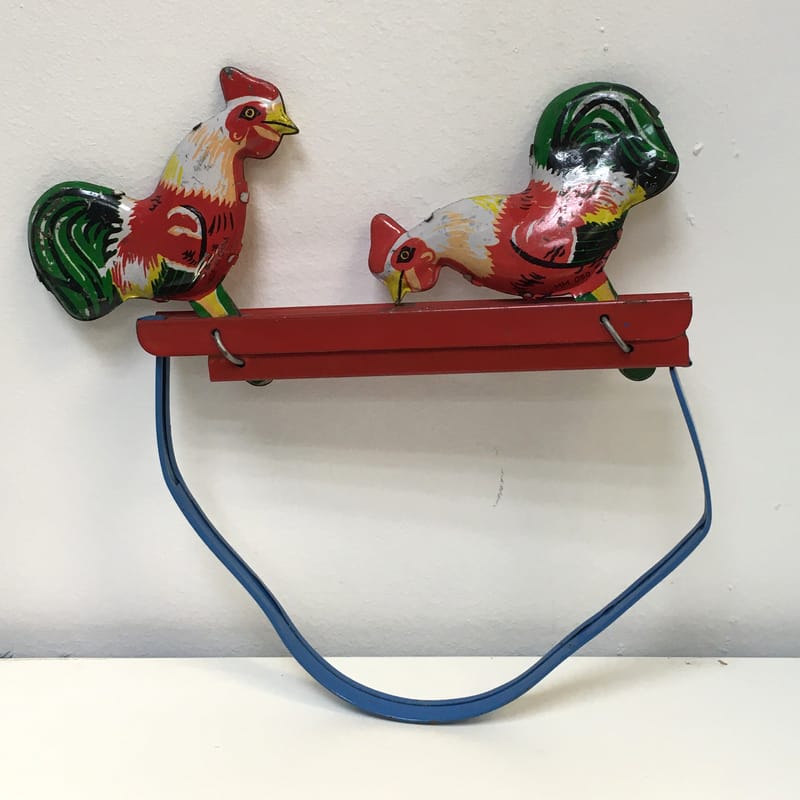 Old Pecking Chickens Tin Toy - Haus of Elliott & Lucias ...